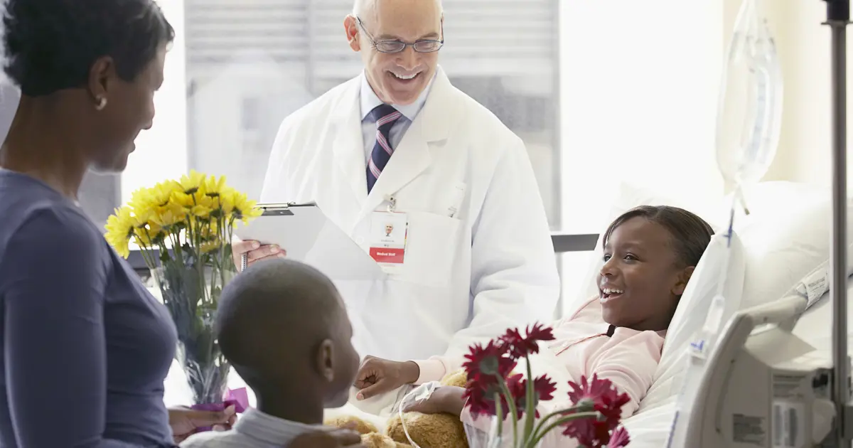 Visiting your brother or sister at the hospital